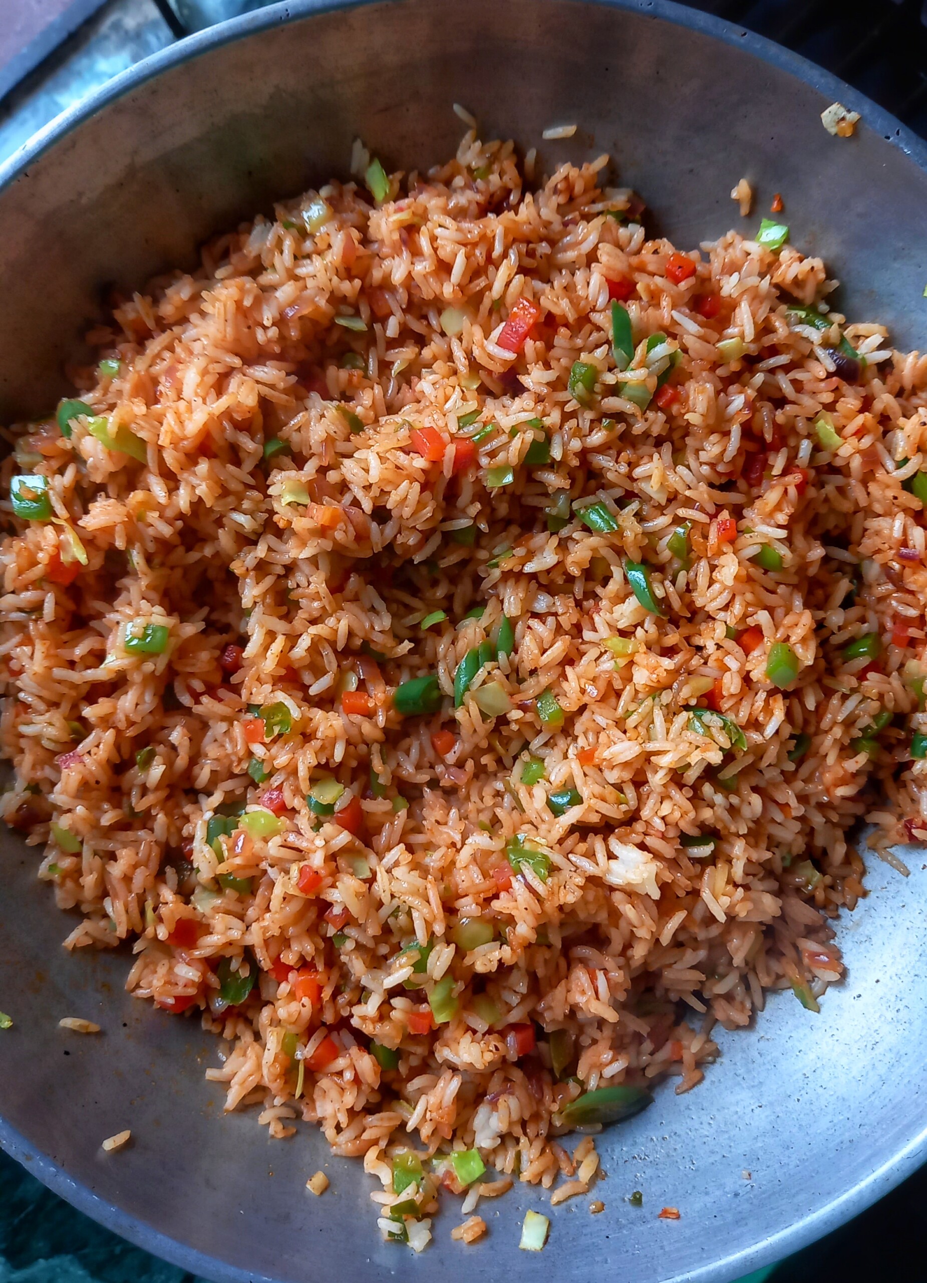 Schezwan Fried Rice Recipe - Candid Treat