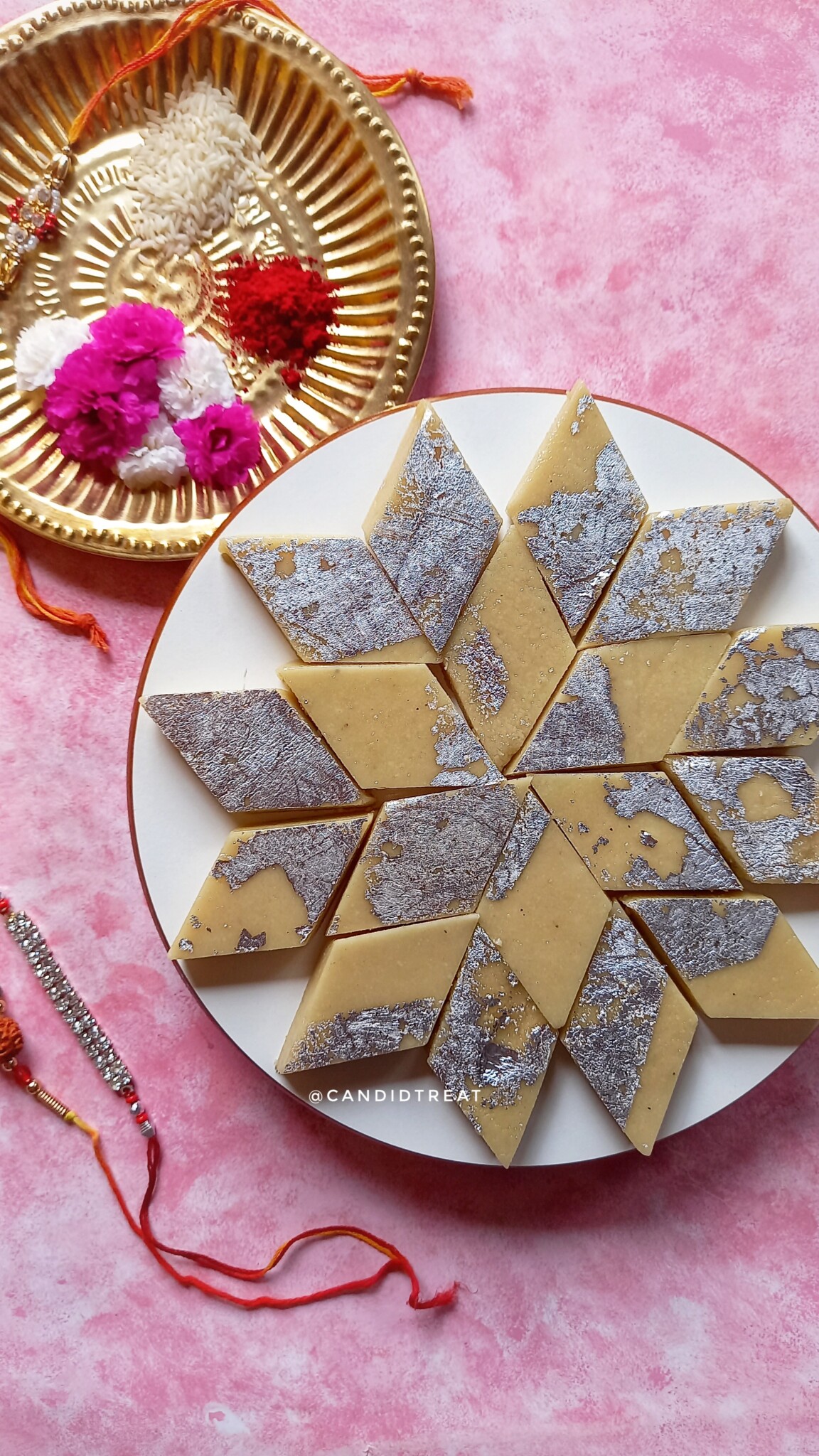 Kaju Katali | Kaju Barfi Recipe | Indain Sweets – Candid Treat