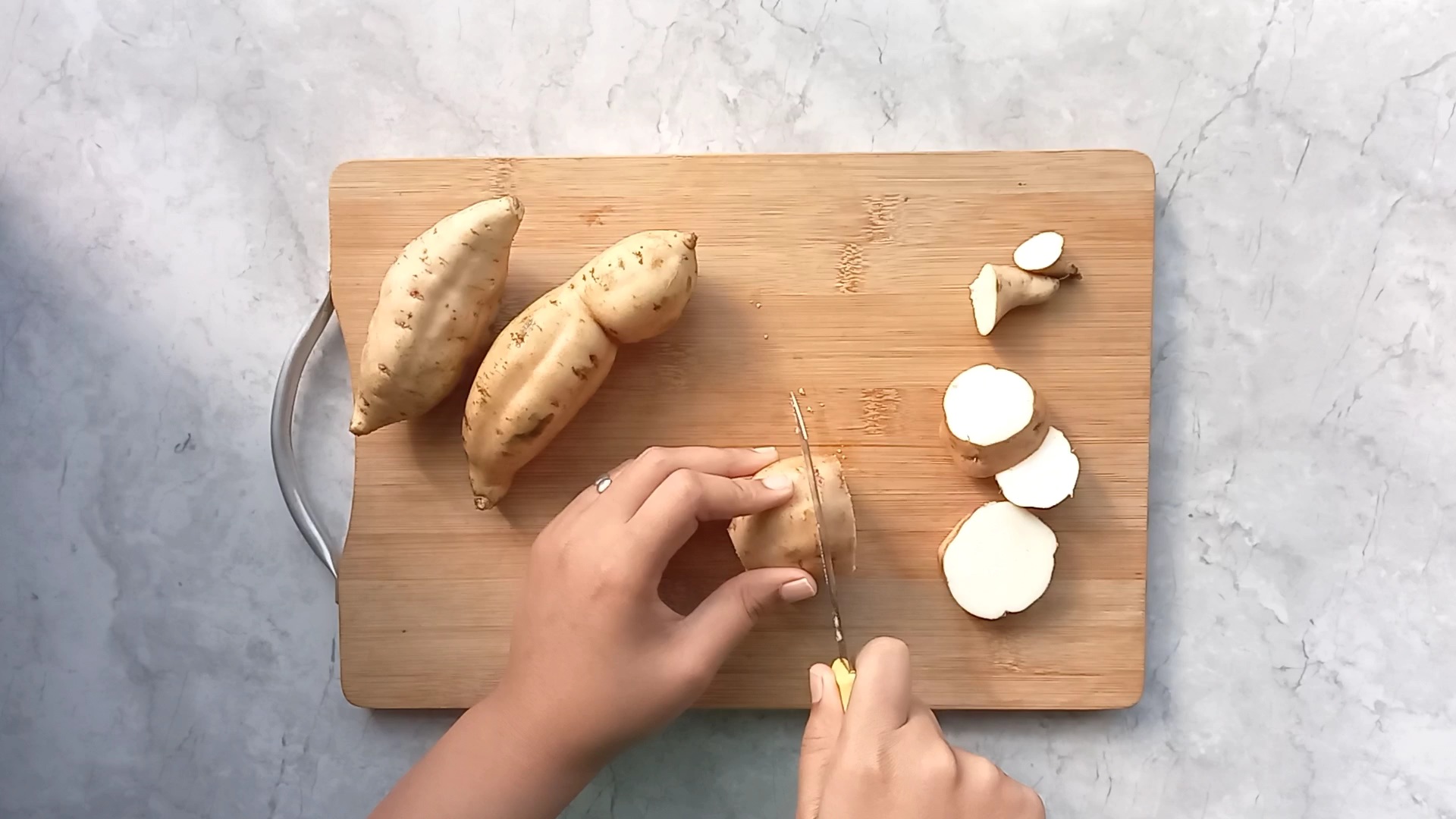 Sweet Potato Crisps | Snack Recipe - Candid Treat