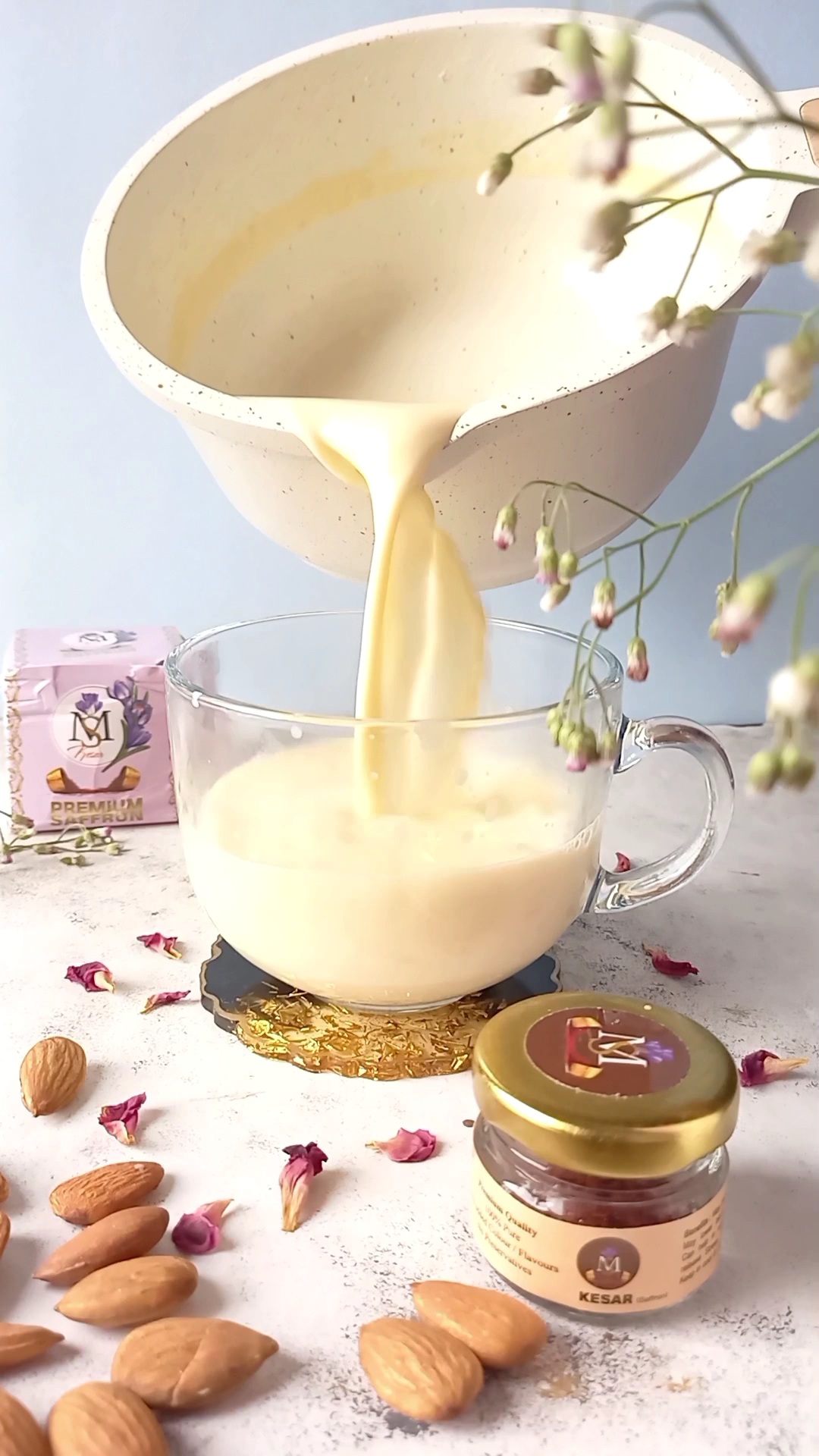 Kesar Badam Milk Recipe | Ramadan Special - Candid Treat