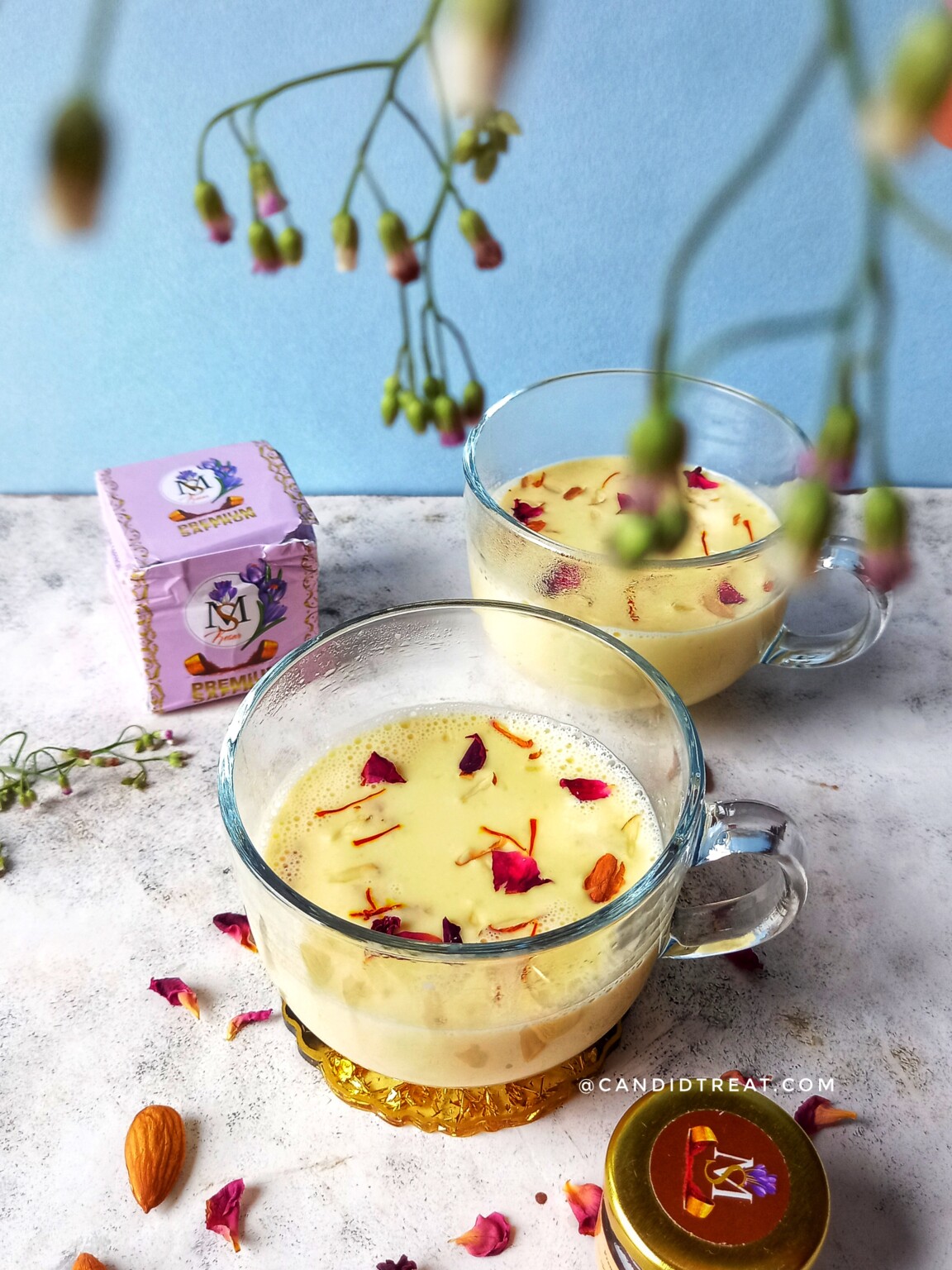 Kesar Badam Milk Recipe | Ramadan Special - Candid Treat