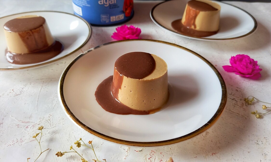 Coffee Panna Cotta Recipe with Agar-agar - Candid Treat