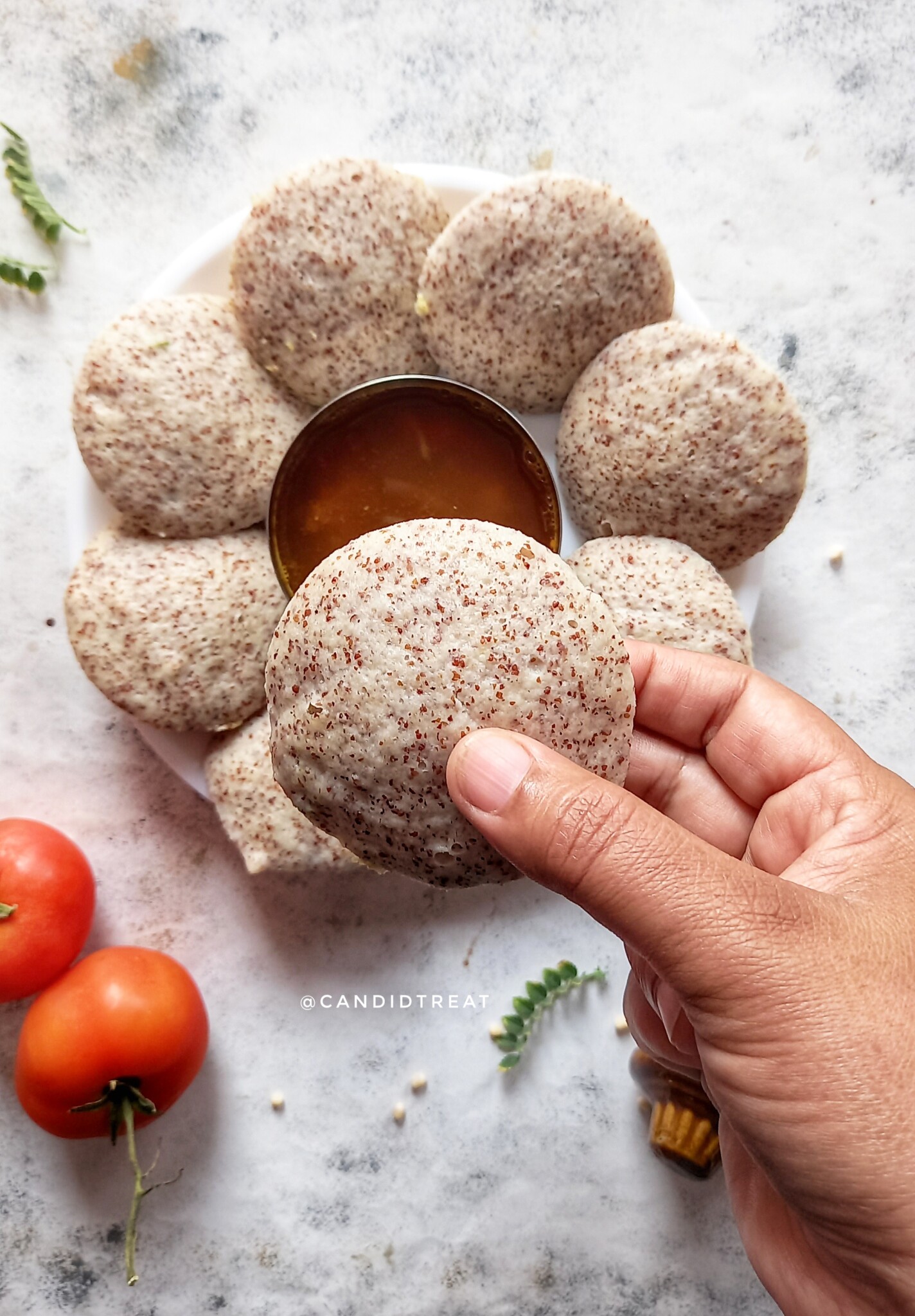 Ragi Idli Recipe | Healthy Recipes - Candid Treat
