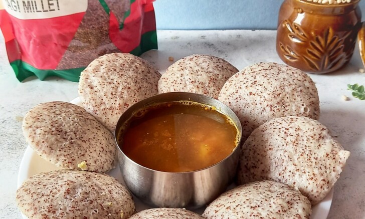 Ragi Idli Recipe | Healthy Recipes - Candid Treat