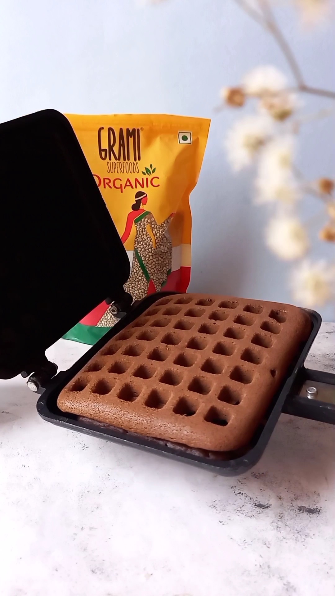 Bajra Millet Waffles | Millets Recipe - Candid Treat