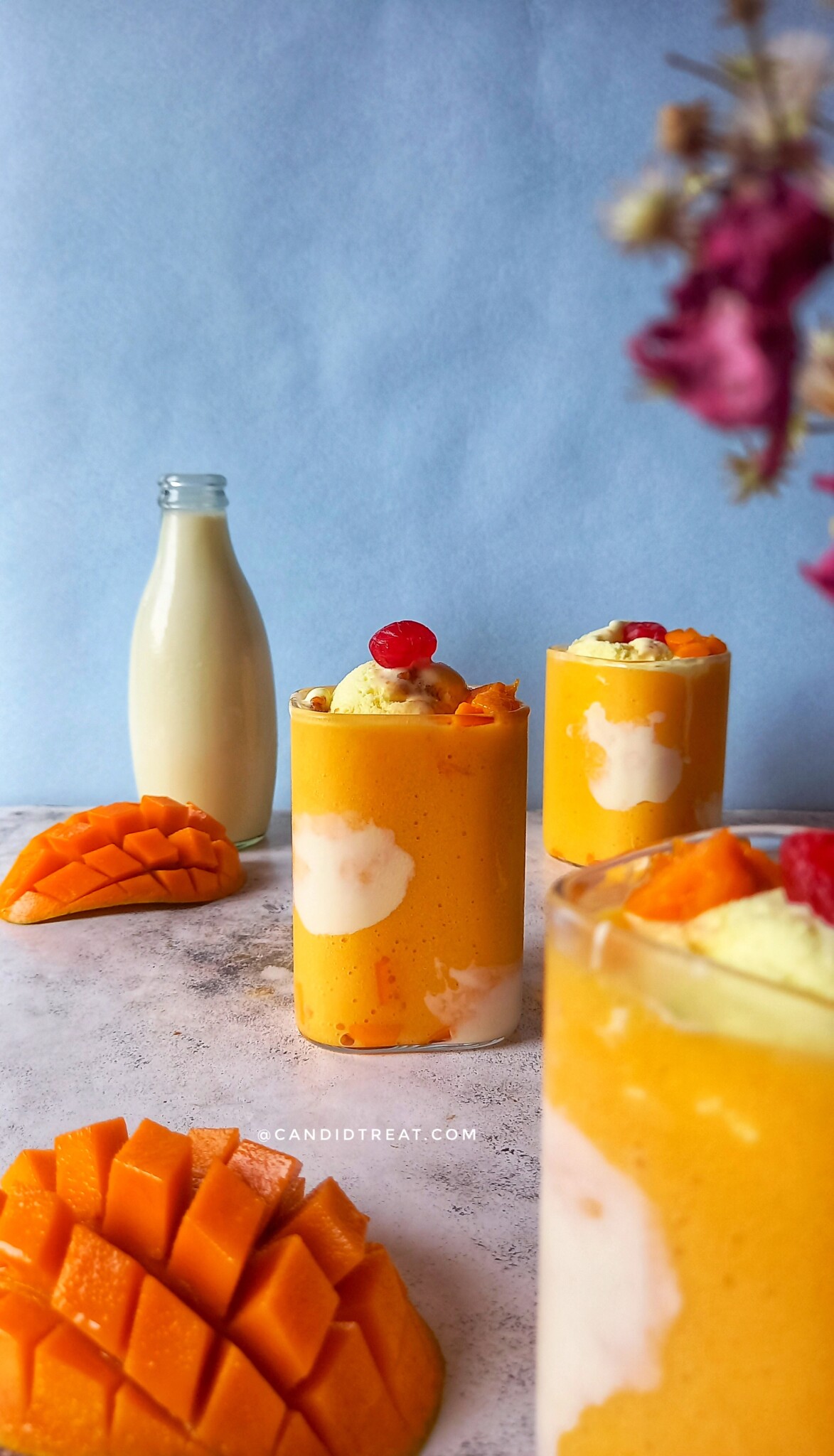 Mango Mastani Recipe - Candid Treat