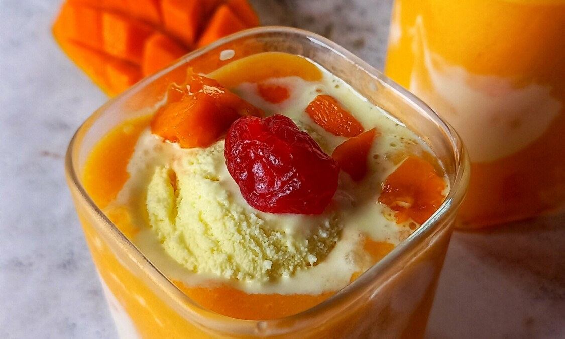 Mango Mastani Recipe - Candid Treat