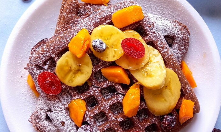 Bajra Millet Waffles | Millets Recipe - Candid Treat