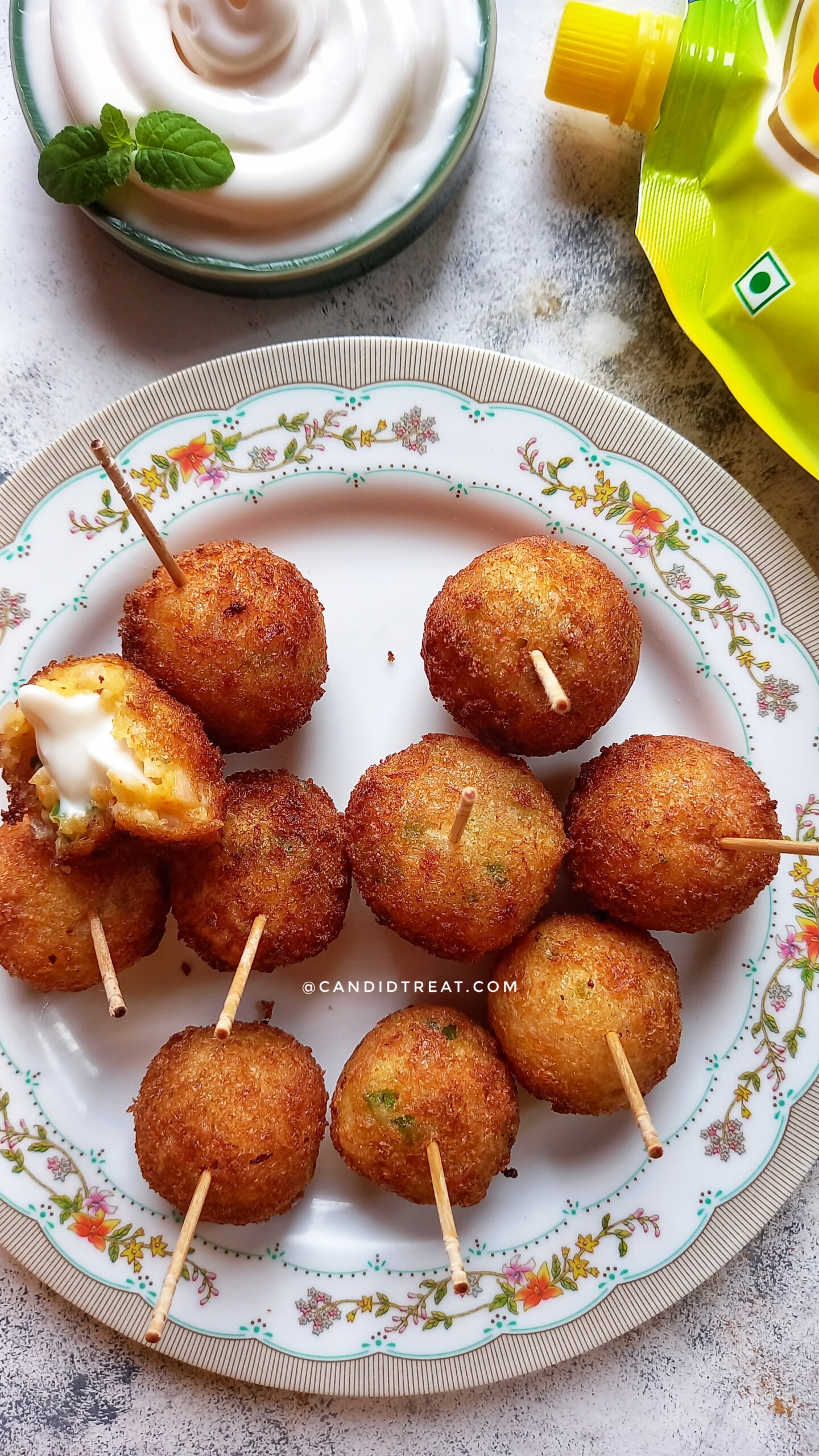 Vegetable Lollipop Recipe | Veg Lollipop Snack - Candid Treat