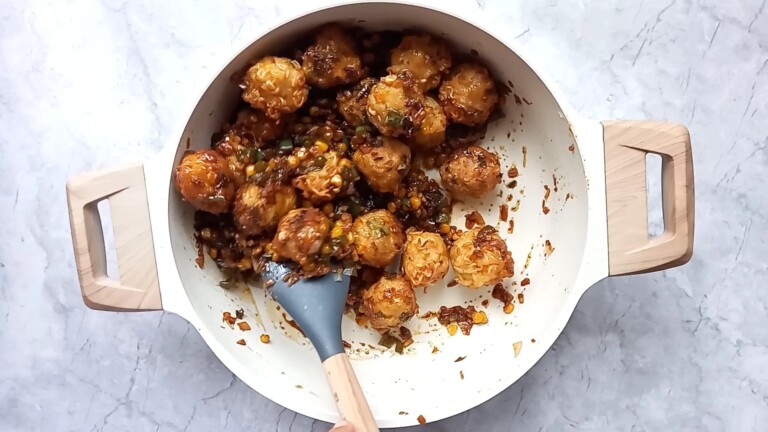 Veg Fried Rice with Maggie Balls | Lunch Recipe - Candid Treat
