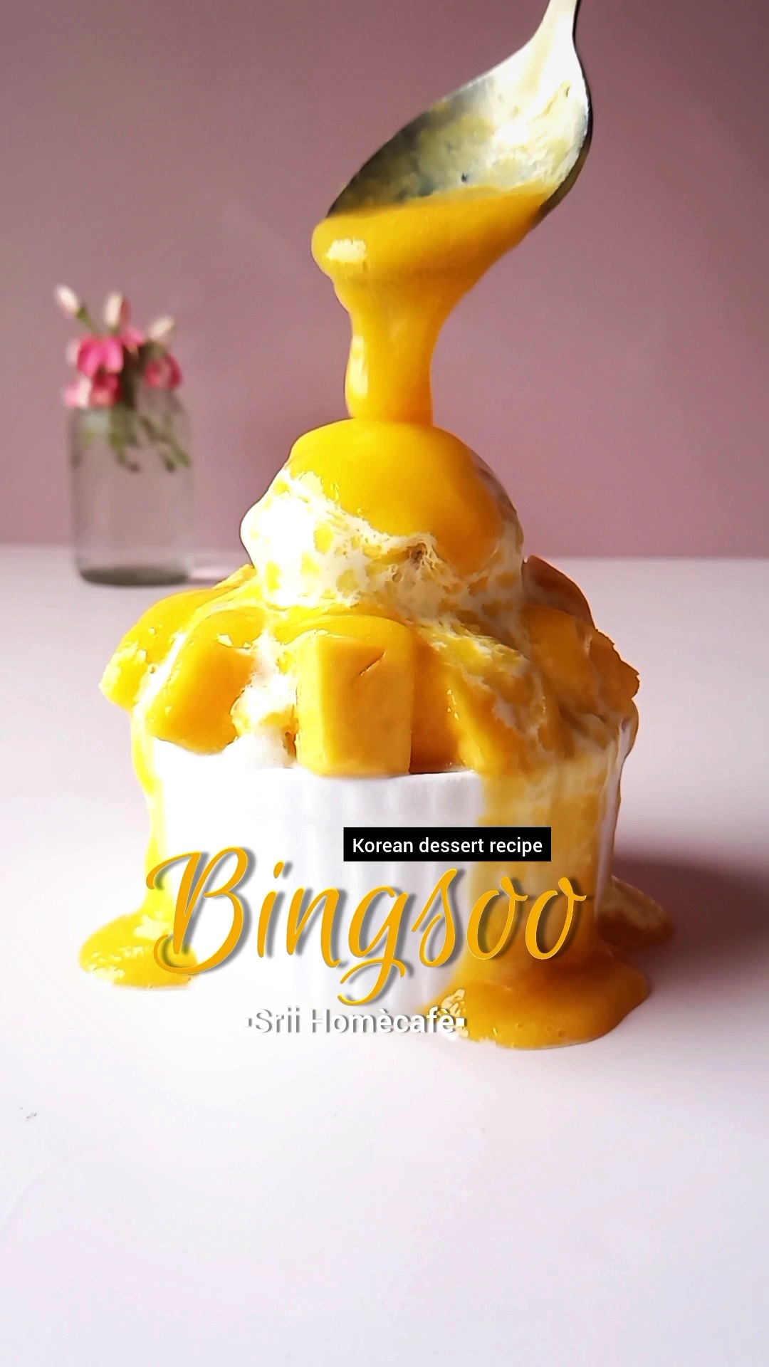 Mango Bingsoo | Korean Dessert Bingsu - Candid Treat
