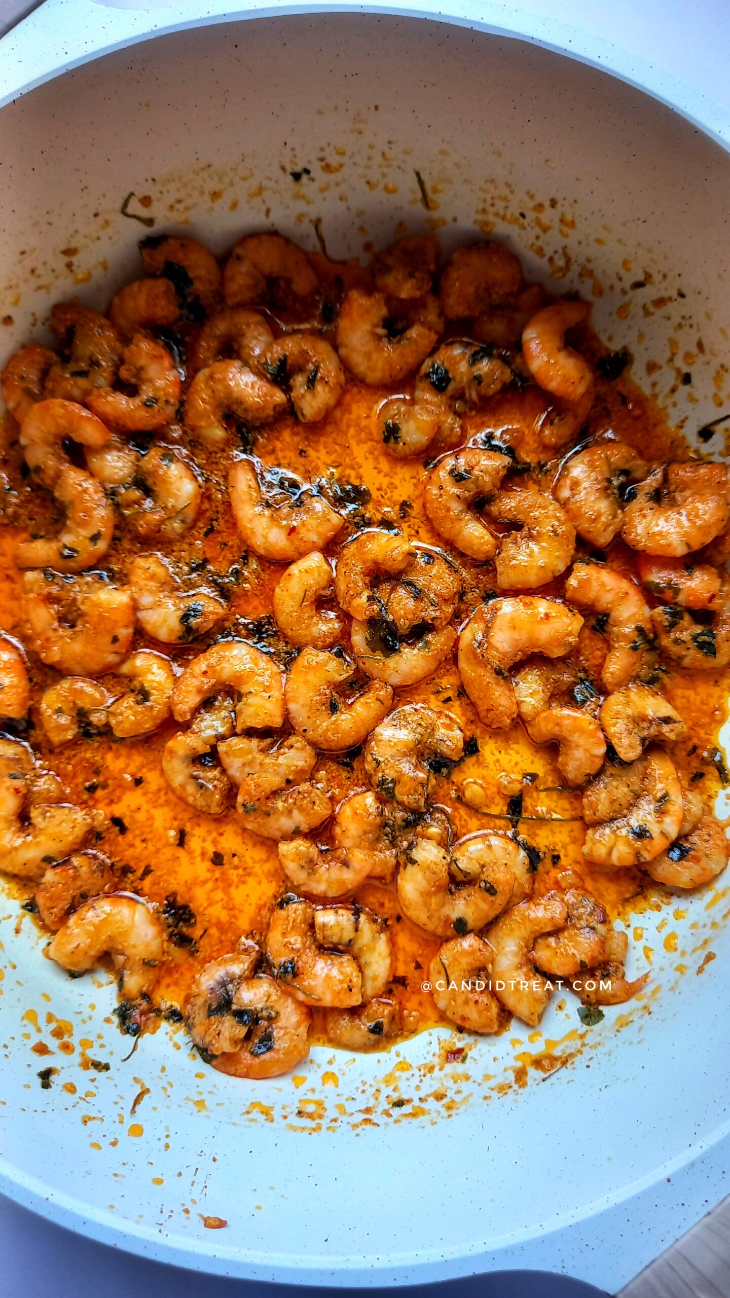 Butter Garlic Prawns Recipe - Candid Treat