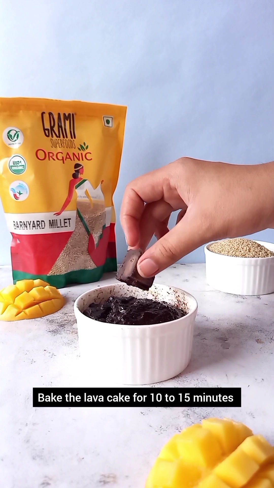 Millet Lava Cake Recipe - Candid Treat