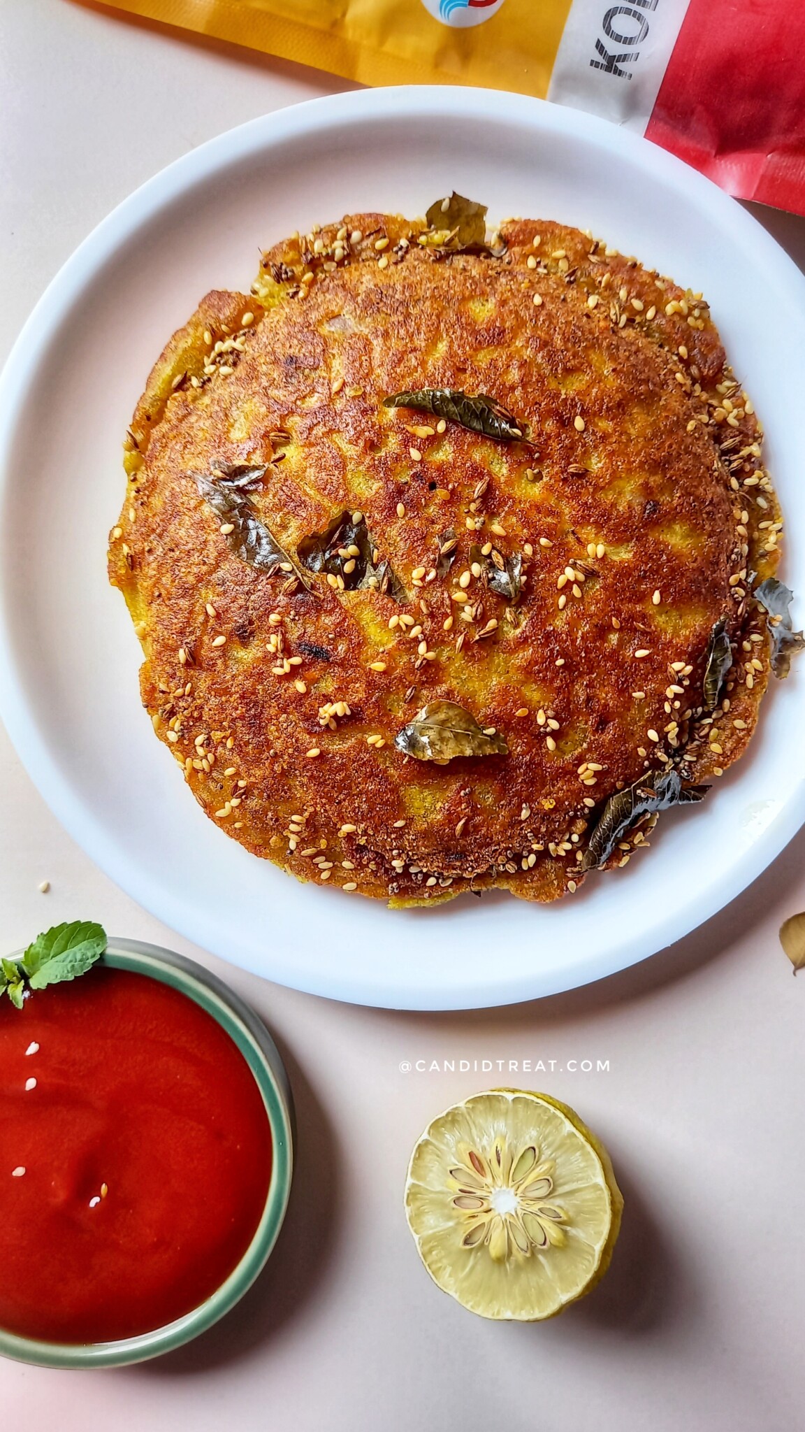 Handvo Recipe | kodo Millet Recipe - Candid Treat