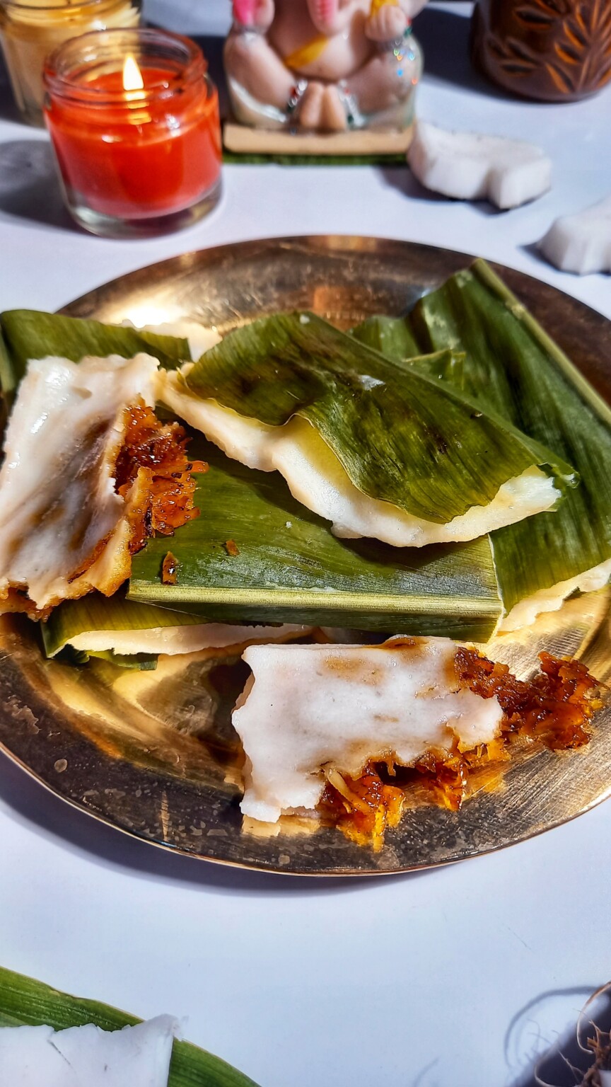 Patoli Recipe | Patoleo(steamed Rice Rolls) - Candid Treat