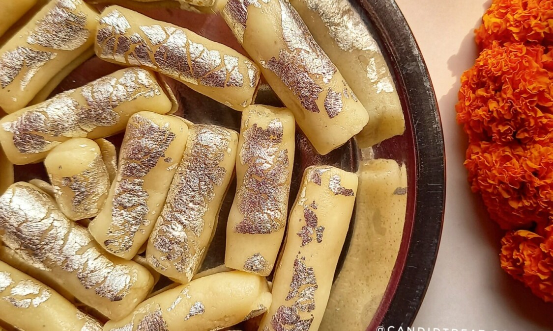 Kaju Katali Roll | Diwali Special Sweets - Candid Treat