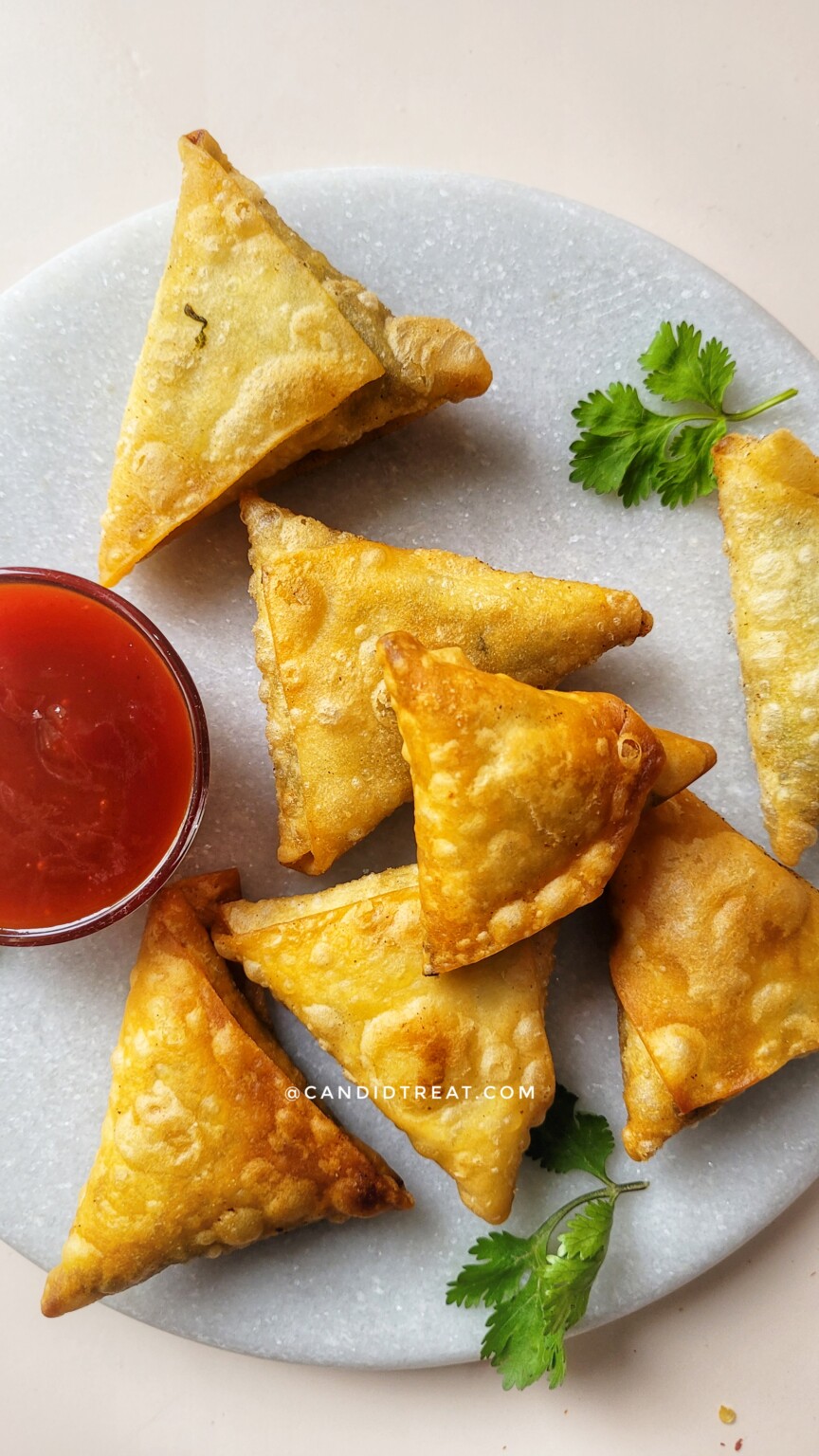 Spinach Corn Samosa | Spinach Cheese Samosa – Candid Treat