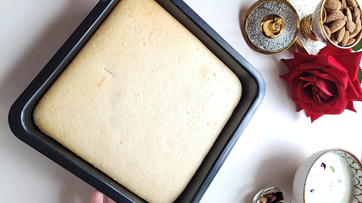 Eggless Malai Rabari Cake | Malai Cake - Candid Treat