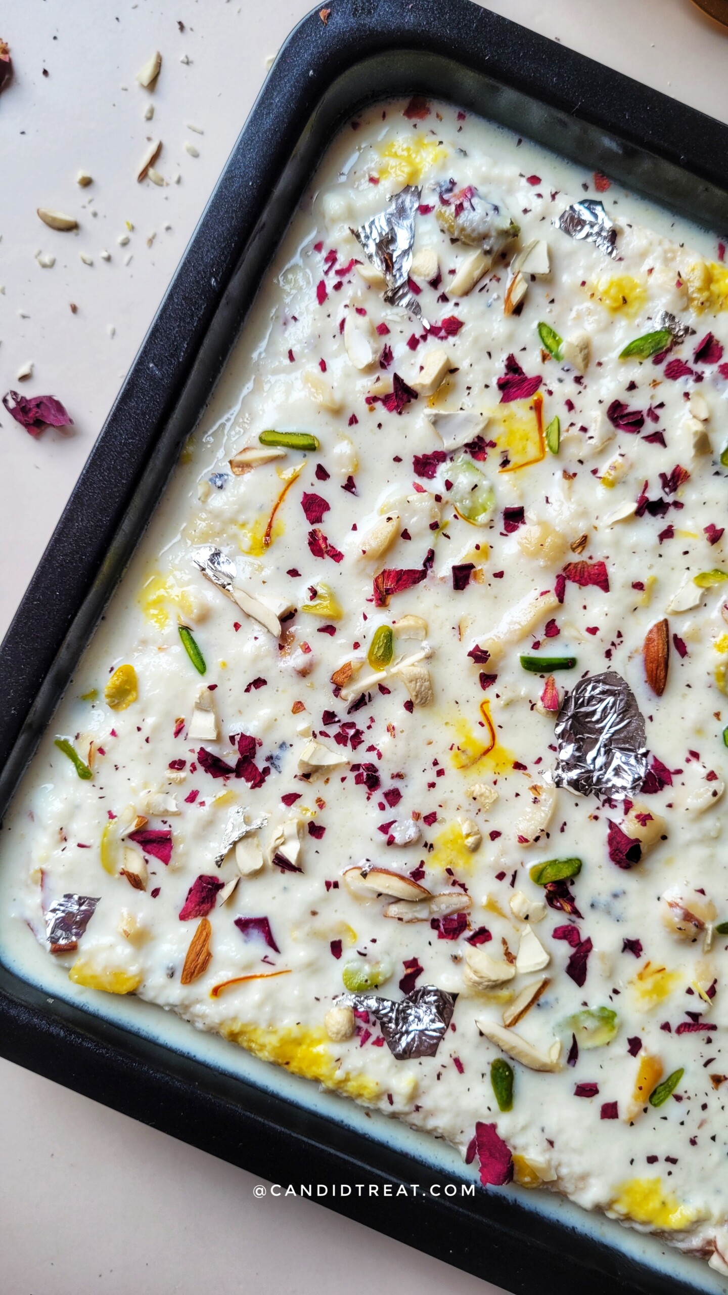 Eggless Malai Rabari Cake | Malai Cake - Candid Treat