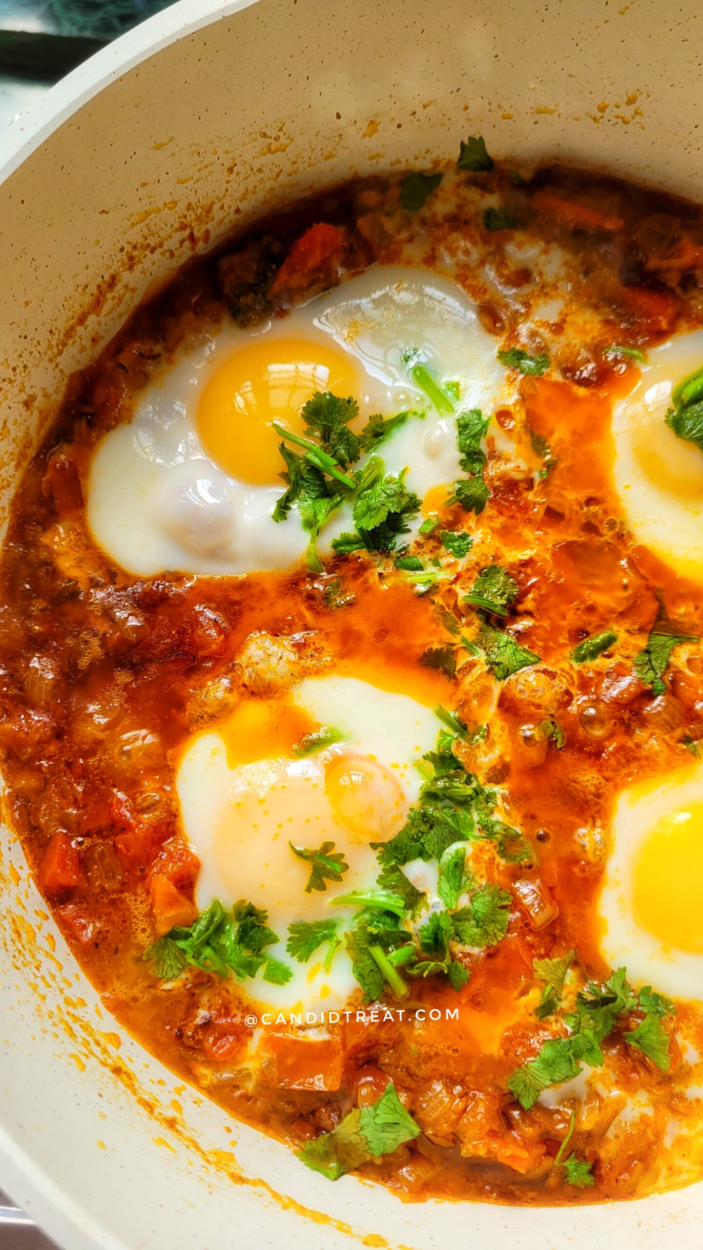 Egg Shakshuka Recipe | Desi Style Shakshuka - Candid Treat