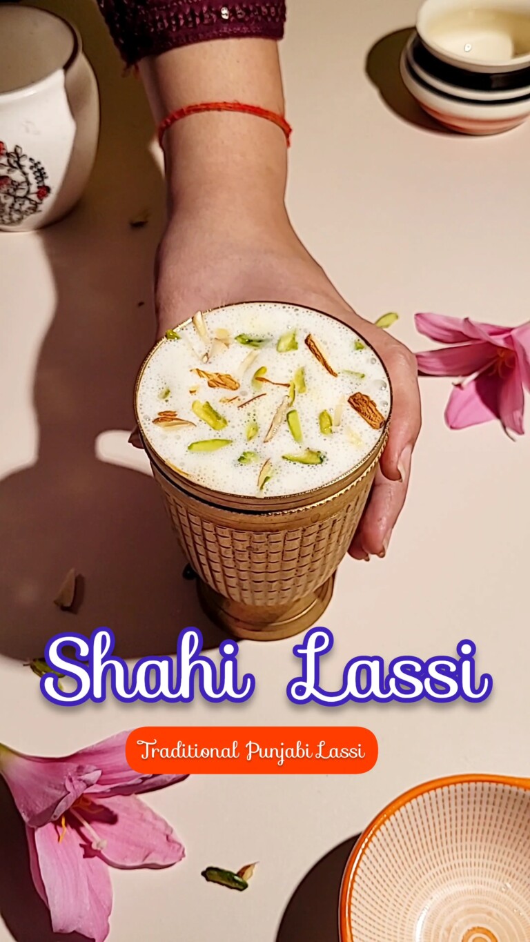 Shahi Lassi | Kesar Badam Lassi Recipe - Candid Treat
