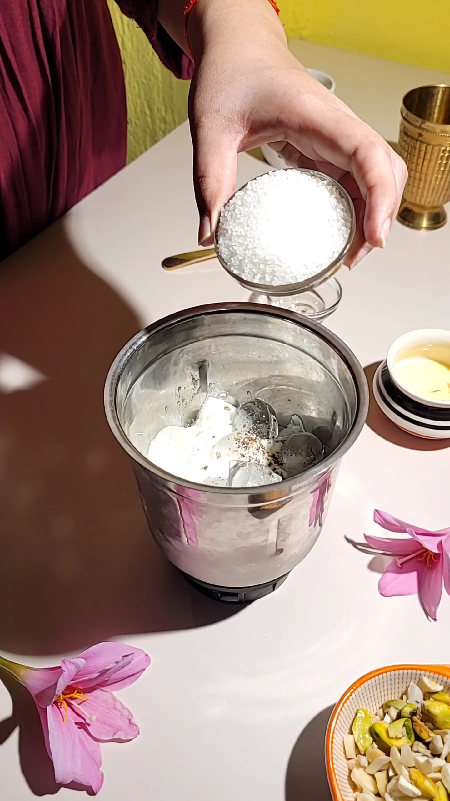 Shahi Lassi | Kesar Badam Lassi Recipe - Candid Treat