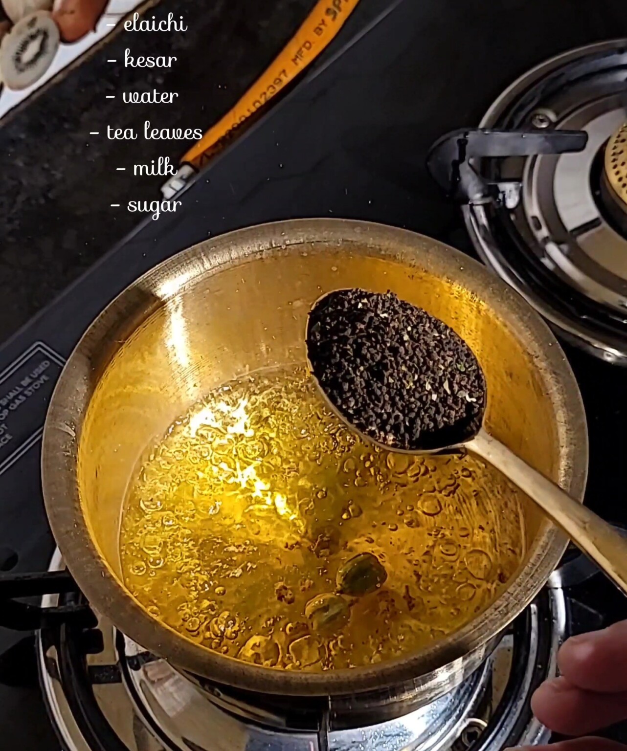 Kesar Elaichi Chai | Tandoori Chai without tandoor – Candid Treat