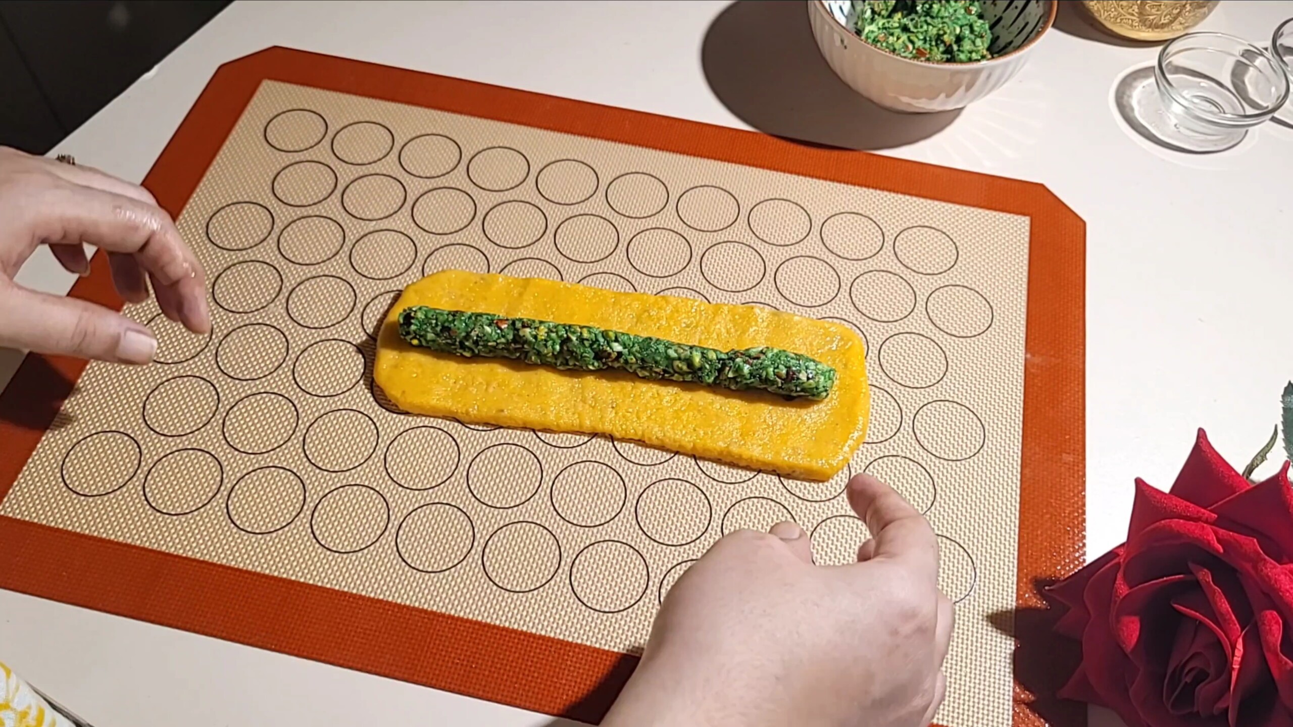 Kaju Pista Rolls Recipe | Indian Sweets - Candid Treat